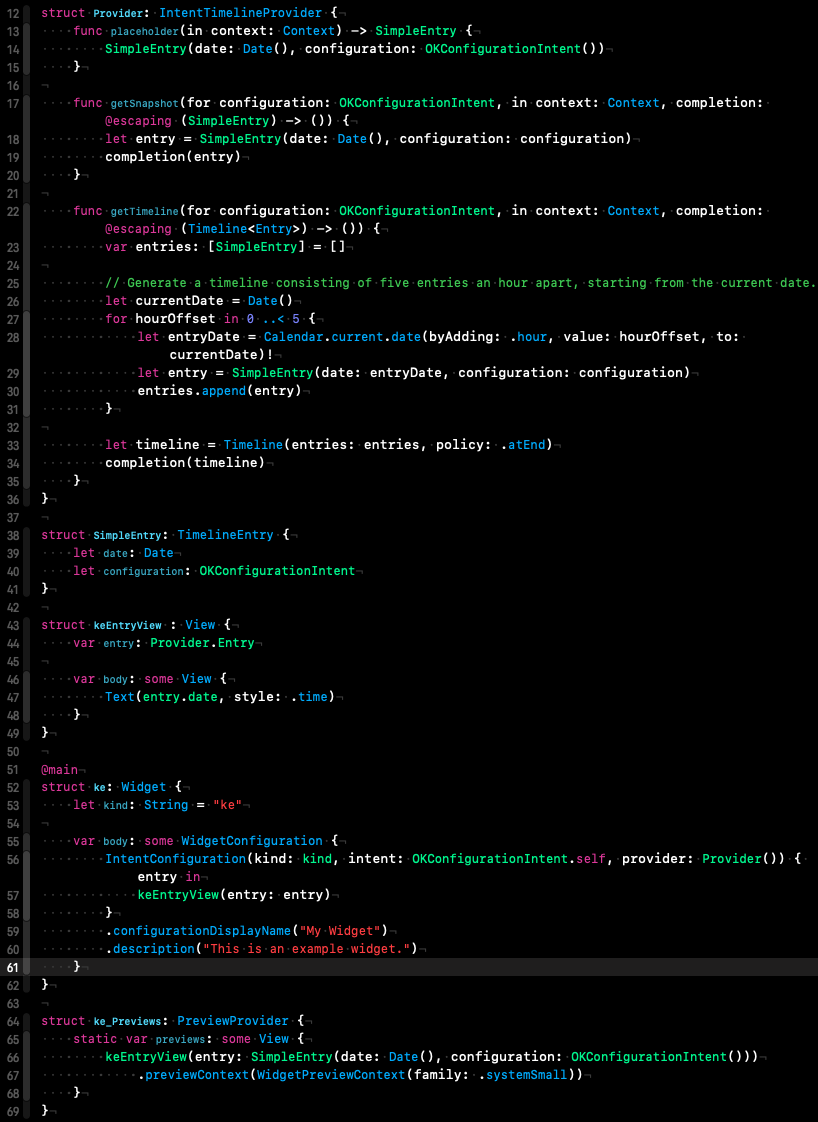Ios14 Widgetkit开发报错 Type Provider Does Not Conform To Protocol